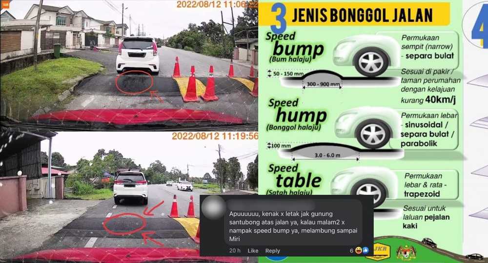 ‘Boleh Sampai Ke Bulan’, Bonggol Jalan Tidak Ikut Spesifikasi Di Jalan ...