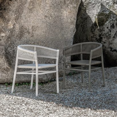 Kilt chair by Marcello Ziliani for Ethimo