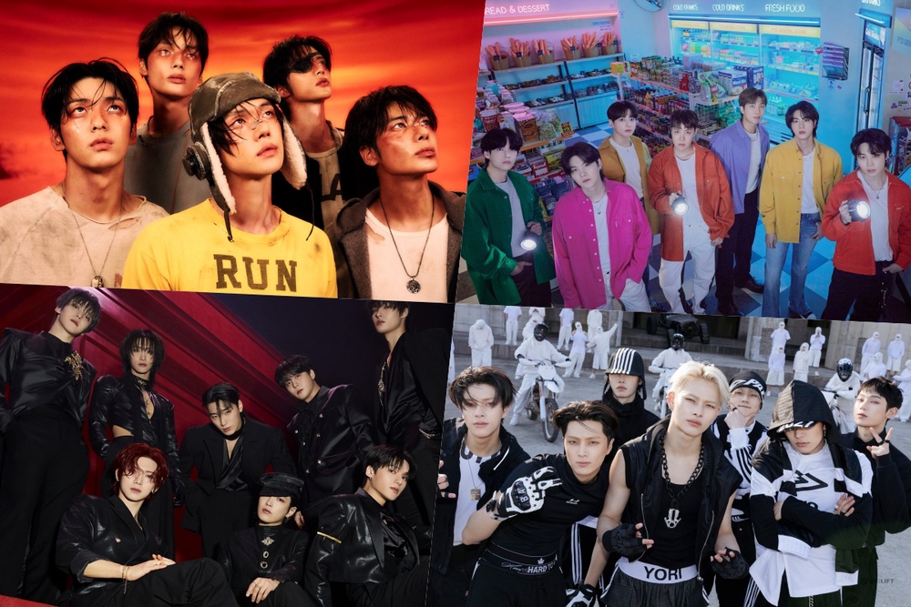 TXT, BTS, ATEEZ, ENHYPEN, ILLIT, Stray Kids, SEVENTEEN, And More Sweep Top Spots On Billboard ...