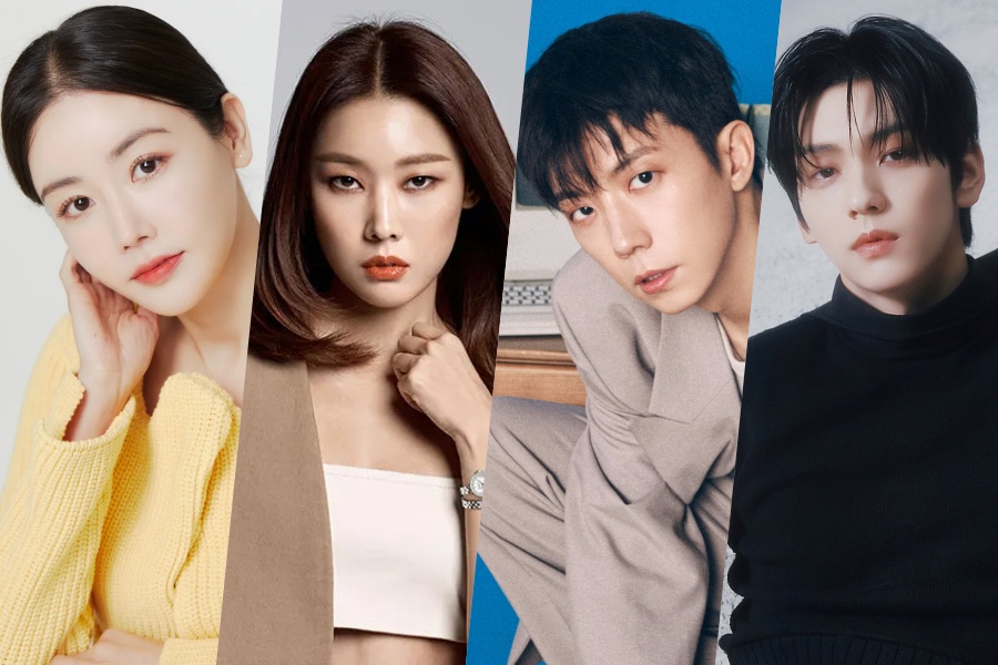 Hwang Woo Seul Hye, Han Hye Jin, 2PM’s Wooyoung, And TXT’s Soobin ...