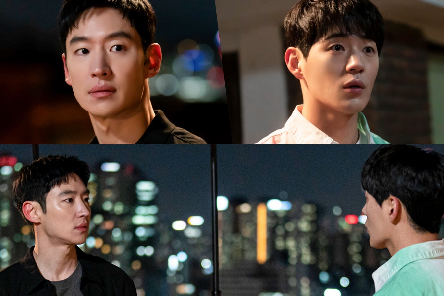 Lee Je Hoon And Shin Jae Ha Are Surprised To Find Out They Are Neighbors In “Taxi Driver 2”