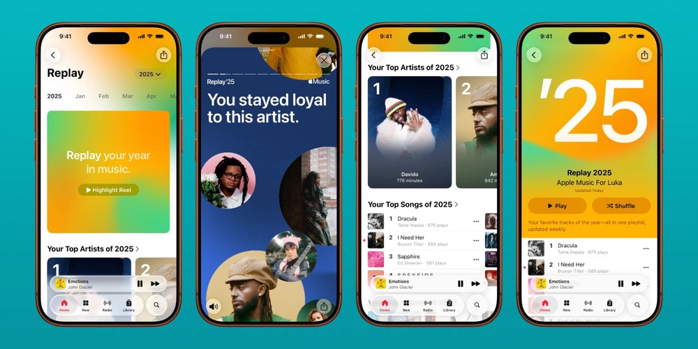 Apple Music Replay 2025 personal listening recap is ready to explore ...