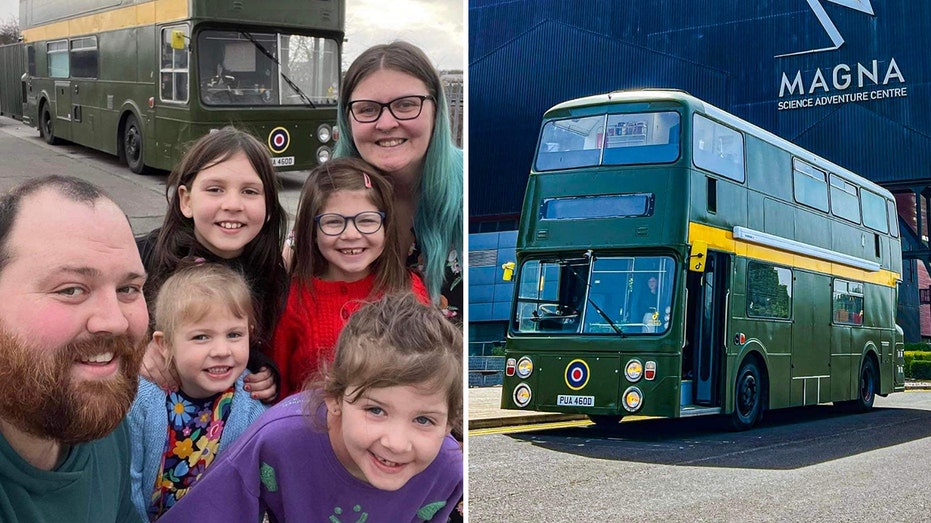 Family converts double-decker bus into new home, experiences newfound ...