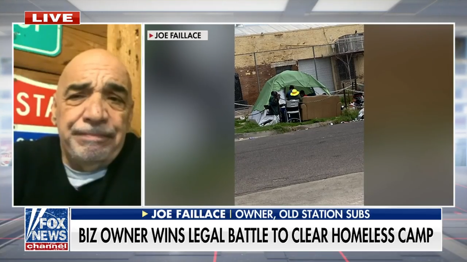 Sub shop owner wins battle to remove homeless camp outside store after ...