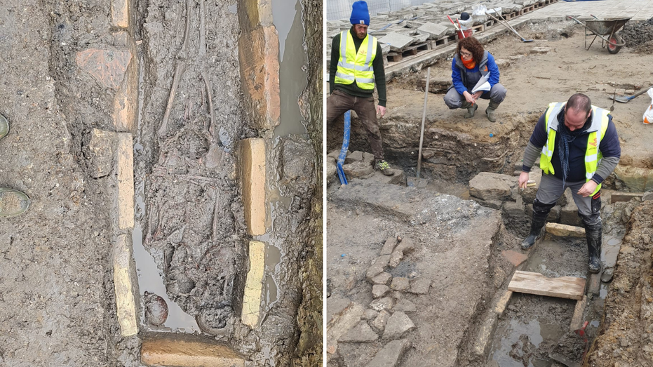 Remains of medieval church, skeletons discovered by archaeologists