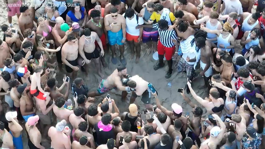 Florida spring break draws massive crowds, beach boxing matches to Fort ...