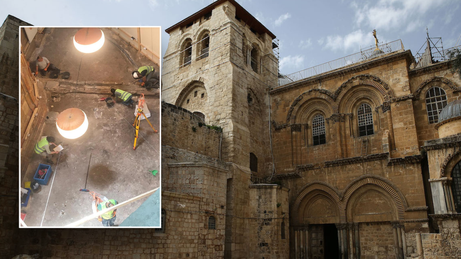 Excavation near site where Jesus was crucified and buried results in ...