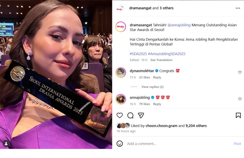 Anna Jobling Dinobatkan ‘Outstanding Asian Star’ Di Seoul International ...