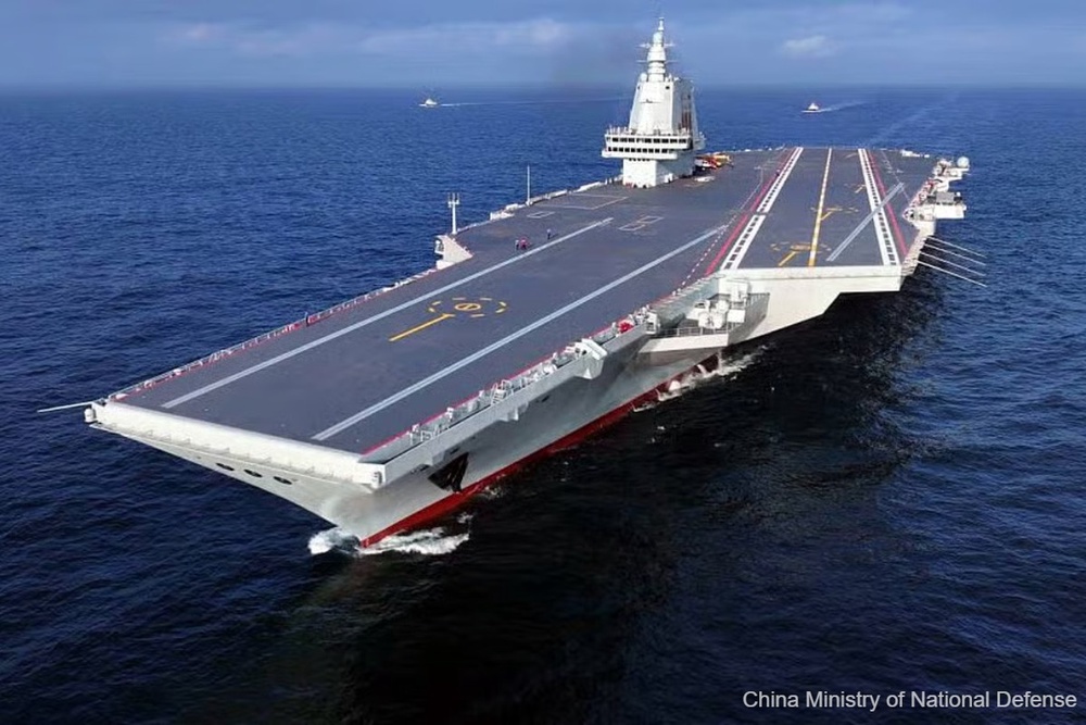 China's newest aircraft carrier sails through Taiwan Strait into South ...