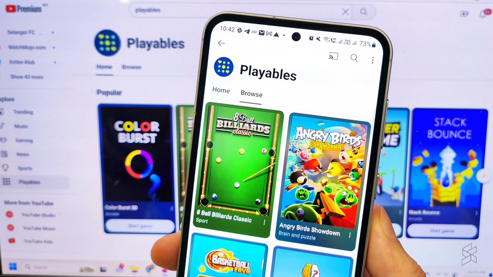 YouTube Playables ada banyak game, pengguna Malaysia boleh uji sekarang