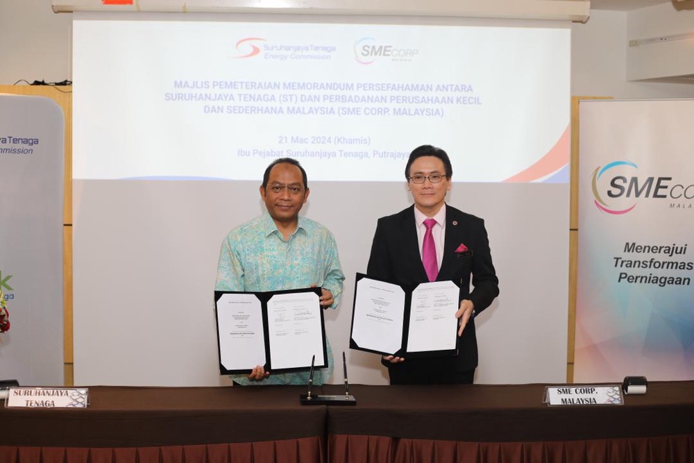 Perluas Hubungan Kerjasama, ST Dan SME Corp. Malaysia Meterai MoU
