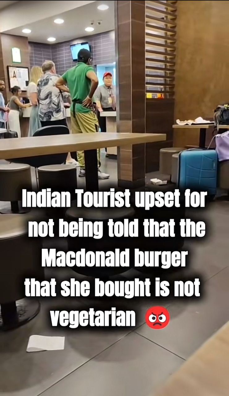 Pelancong India Mengamuk, Dapat Burger ‘Non Vege’ Dibeli Di McD KLIA