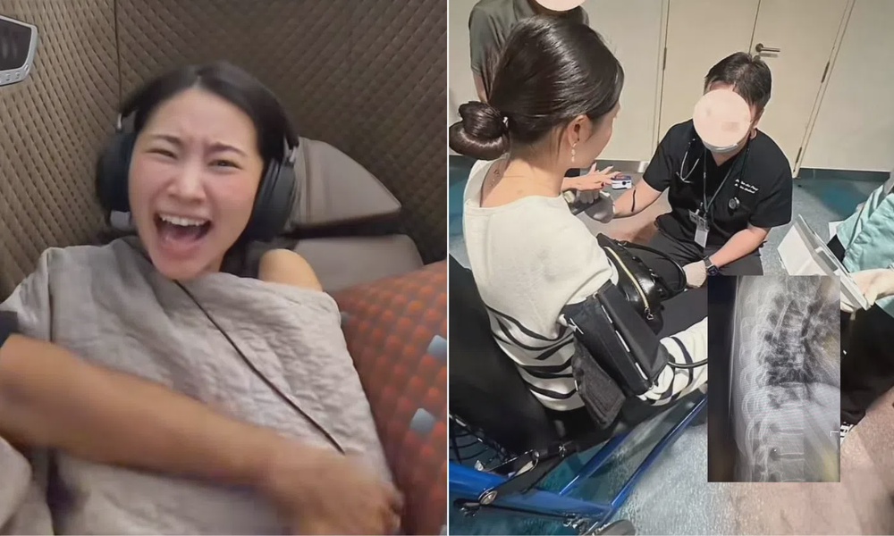 S'pore influencer slammed for 'panic attack' video taken on SIA flight ...