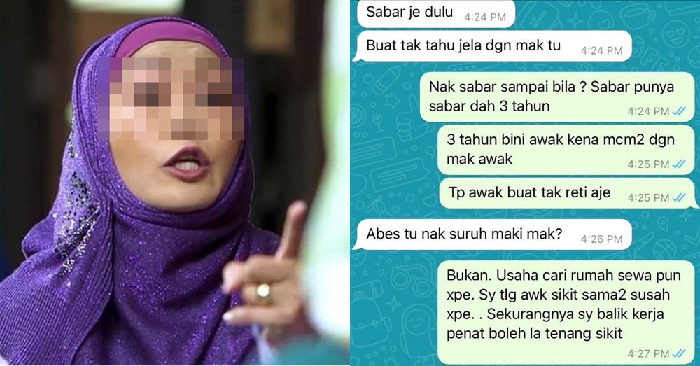 Semua Serba Tak Kena, Isteri Mengadu Perangai Mak Mentua Tapi Respon Suami Buat Netizen ...
