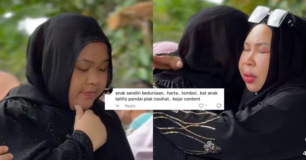 “Anak Sendiri Keduniaan,Tomboi, Kejar Content..” – Netizen Dakwa Hanya Konten Ziarah Arwah Nurly ...