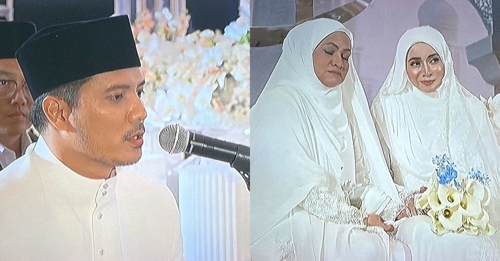 (TAHNIAH) Fattah Amin & Amira Othman Sah Bergelar Suami Isteri Dengan Sekali Lafaz