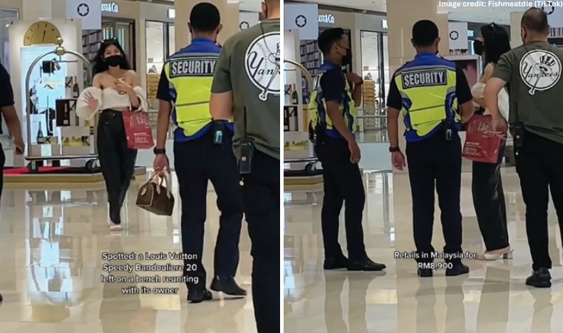 Shopping mall security guard in KL returns branded bag worth RM8,900 to ...