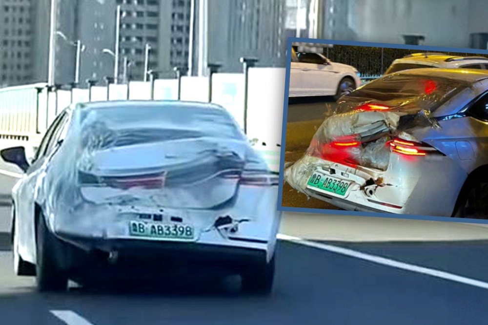 Shock as photos of China ride-hailing car with taped-up damaged boot go ...
