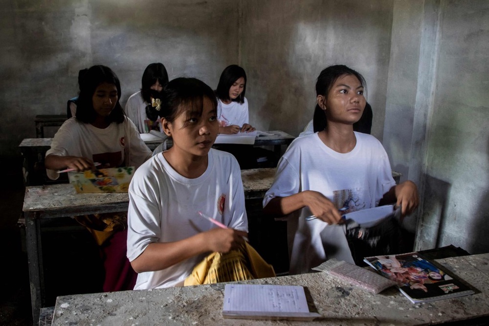 Bunker schools in Myanmar offer dangerous refuge for students amid air ...