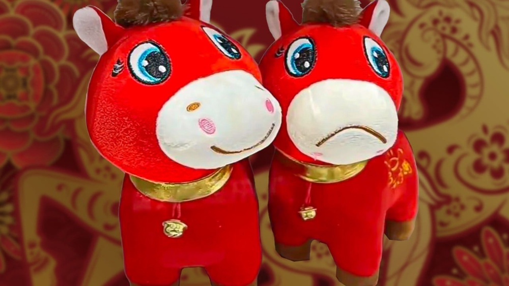 China factory production error gives toy horses’ mouths pouty curves ...