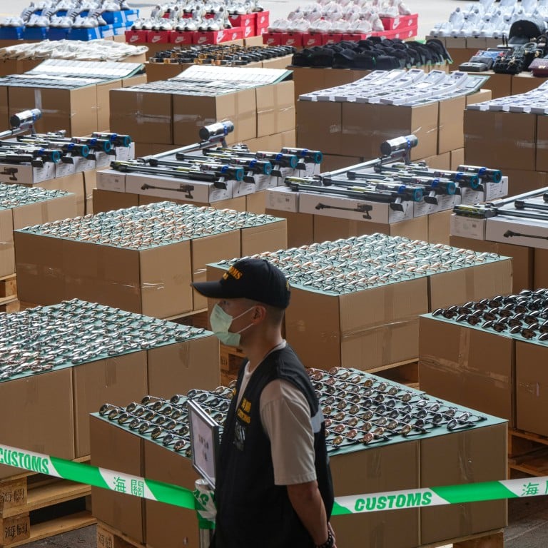 Hong Kong customs officers seize HK$67 million in bogus designer goods ...