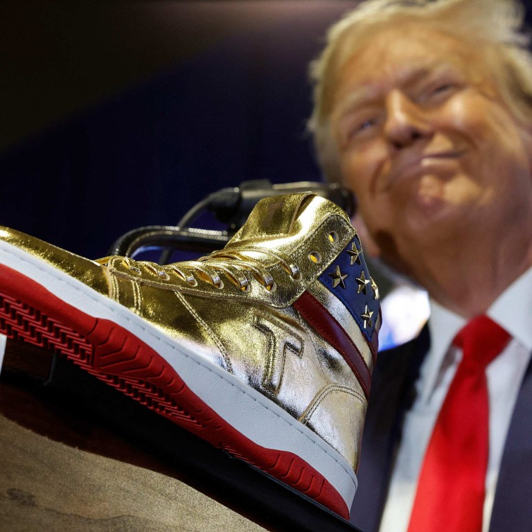 Trump unveils US$399 ‘Never Surrender High-Tops’ at Sneaker Con in ...