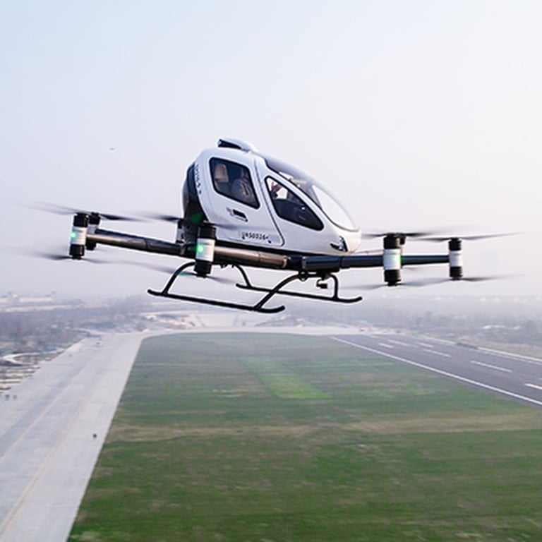 Chinese flying taxi maker EHang sells autonomous passenger drone for US ...