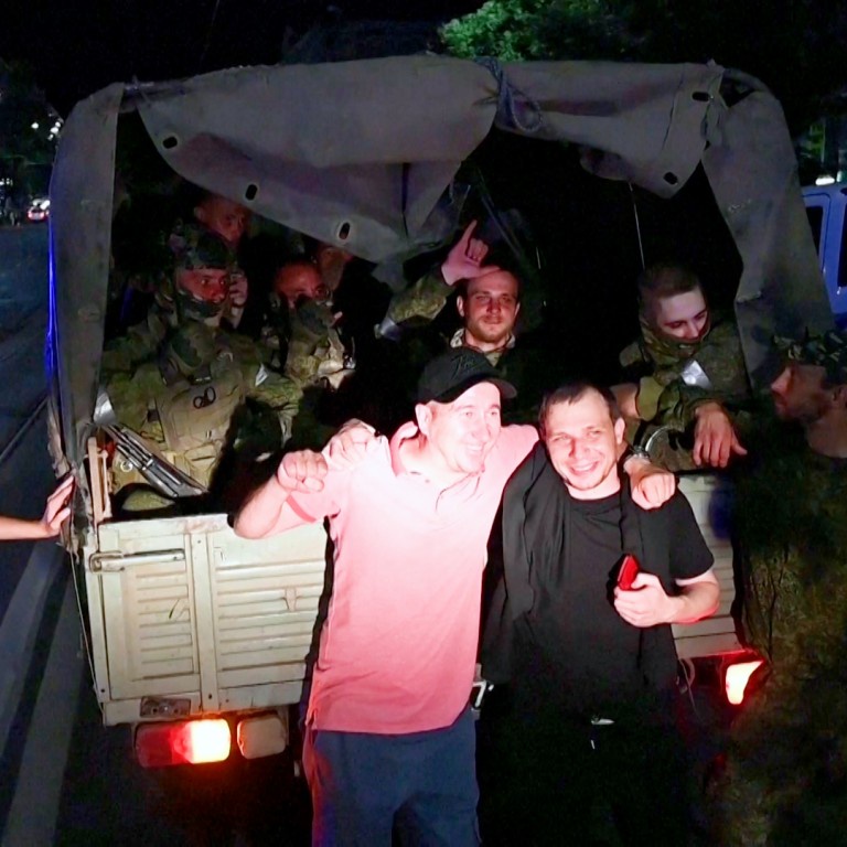 Russian Wagner mercenaries return to base after rebellion, leader ...