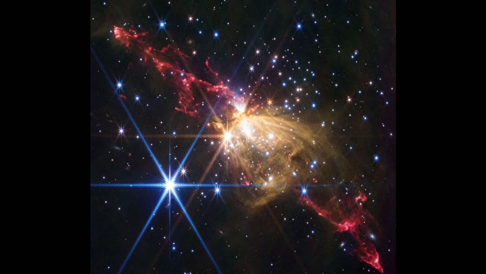James Webb Space Telescope images enormous star shooting out twin jets ...