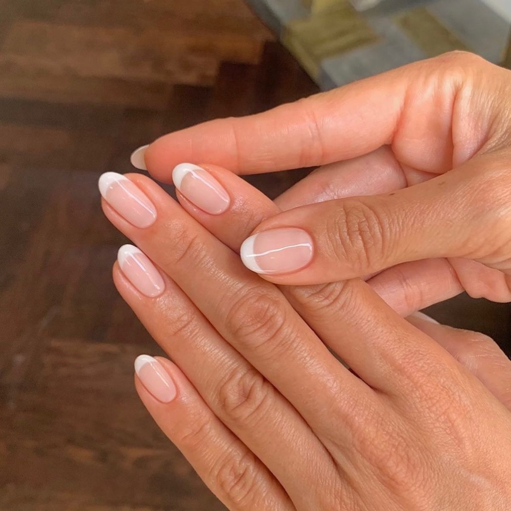 This Elegant Manicure Combines Two of the Classiest Nail Trends of All Time