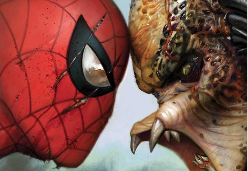 Peter Parker Battles A Rogue Alien Hunter In Marvel's 'predator Vs