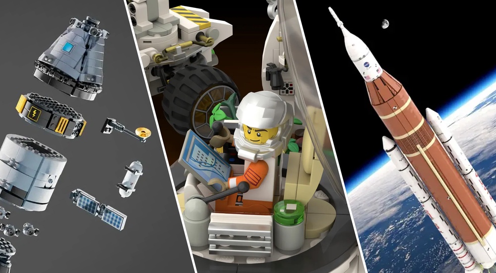 These Lego Ideas SLS rocket, Kerbal Space Program and 'The Martian ...