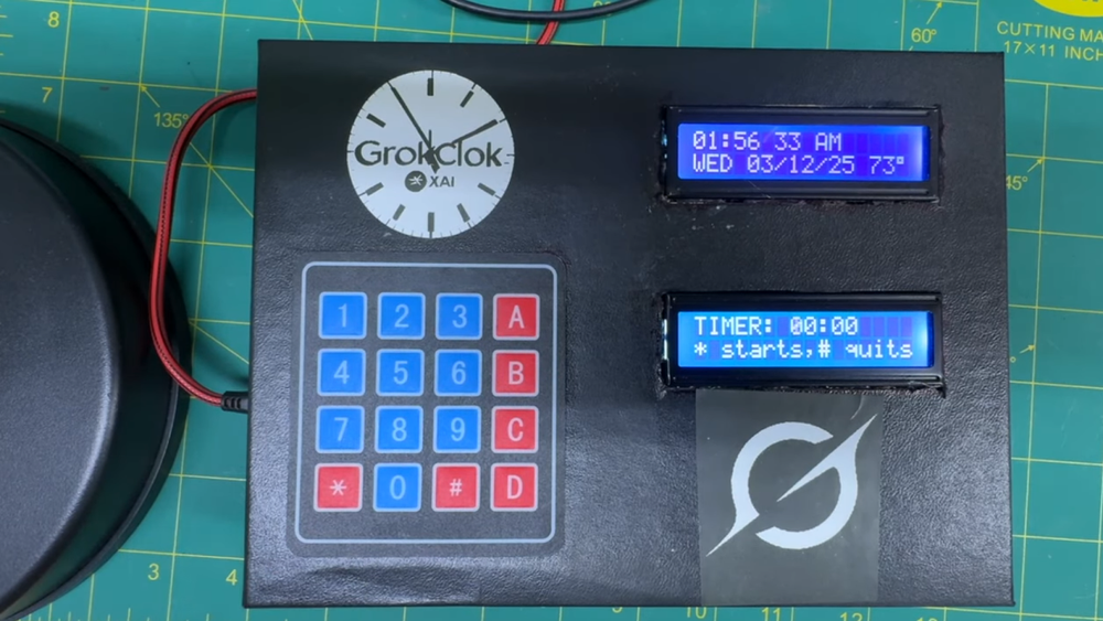 Maker builds Raspberry Pi Pico smart clock with lots of cool features