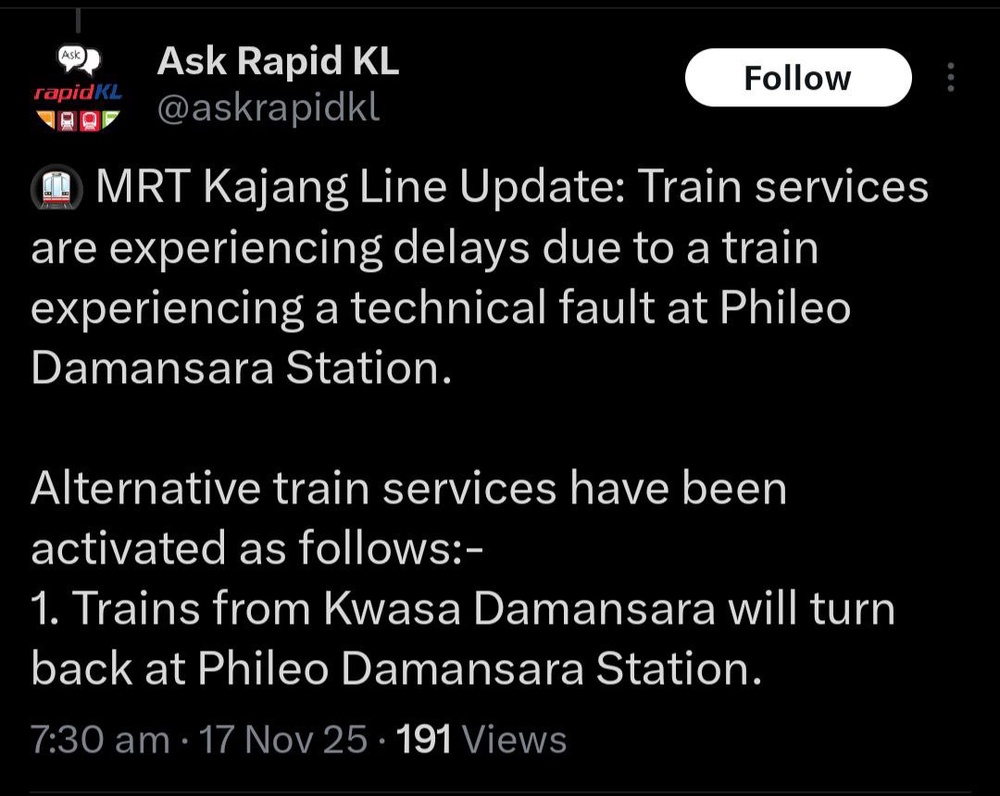 Frustrated: How is Malaysia still unprepared for MRT breakdowns after ...