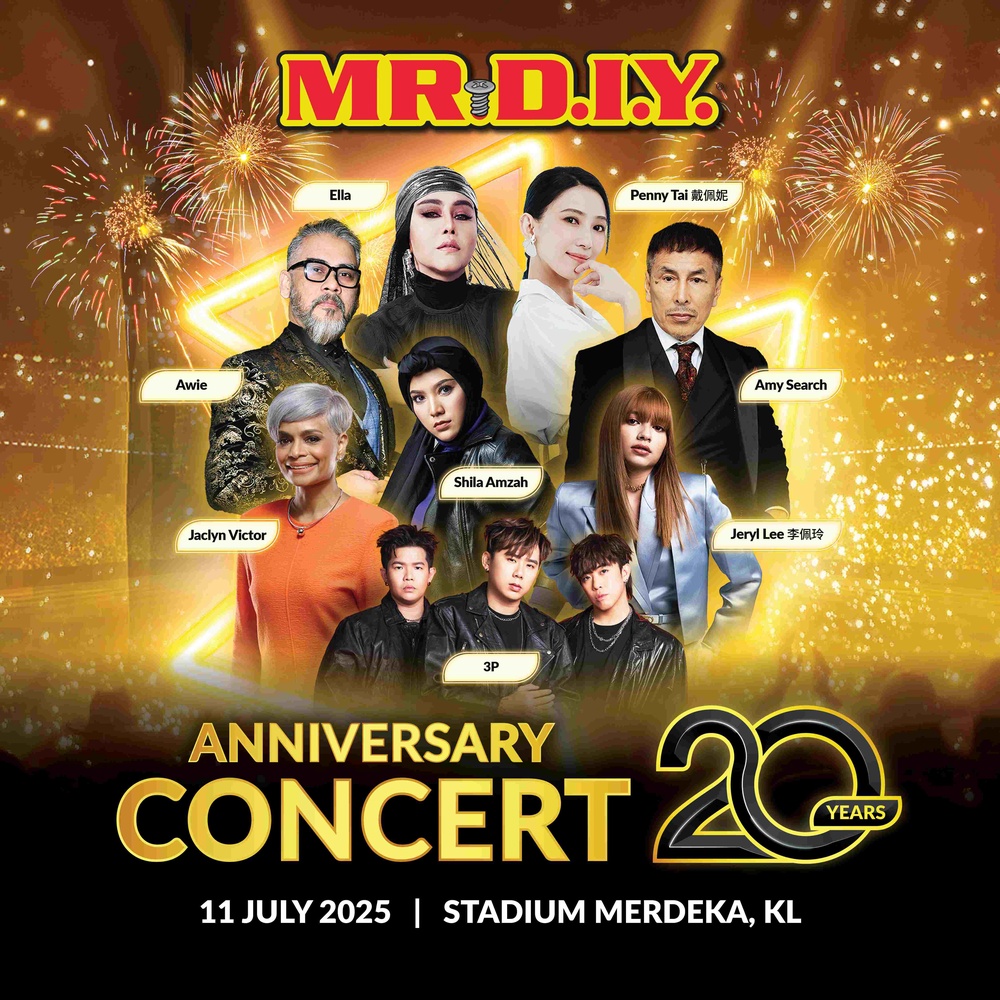 MR D.I.Y. sambut ulang tahun ke-20 dengan konsert bersama bintang di Stadium Merdeka