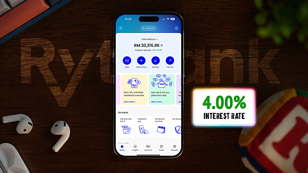 Ryt Bank is here for Malaysians! (Review and First Impressions)