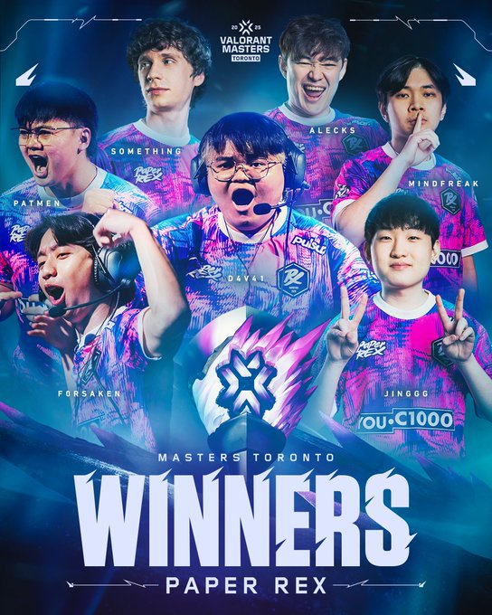 Paper Rex Makes History with First Global Title at Masters Toronto!!