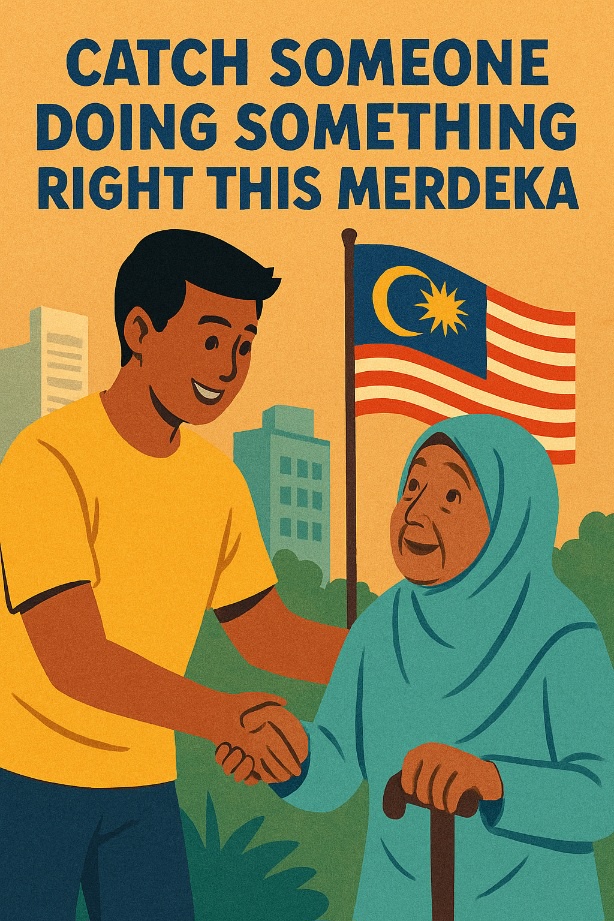 Catch Someone Doing Something Right This Merdeka #MalaysiaKita