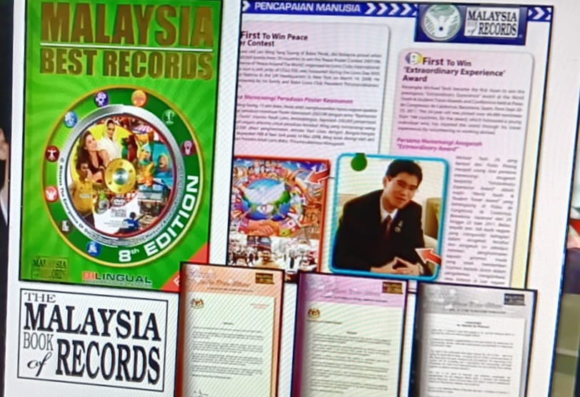 Entrepreneur Michael Teoh a Malaysia Book of Records Holder for leading ...