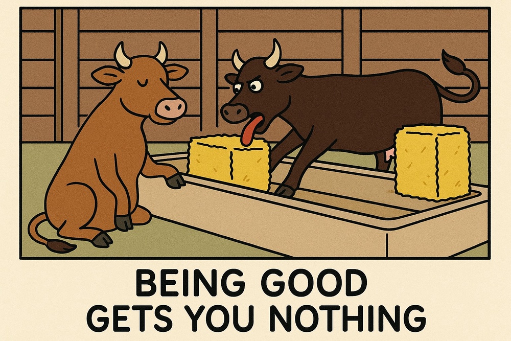 Opinion: Being good gets you nothing