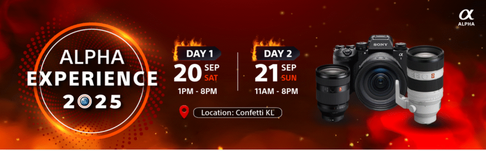 Sony Alpha Experience 2025 Now Open to Public at Confetti KL with Talks ...