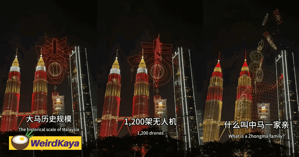 1,200 Drones Light Up KLCC Skyline For Chinese New Year, Leaving ...