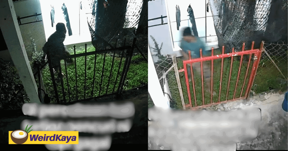 CCTV Captures Intruder Sneaking Into M’sian Family Home Before Motion ...