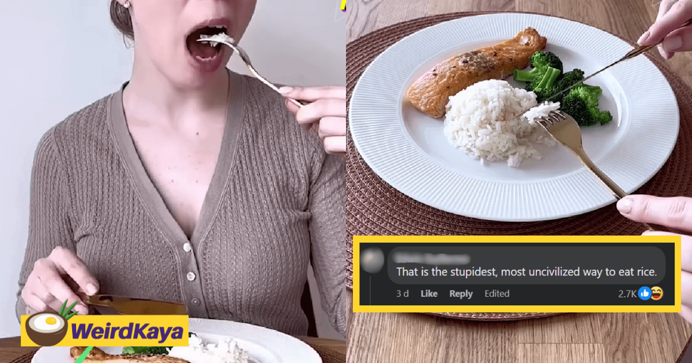 ‘Just Use A Freaking Spoon!’ – M’sians Outraged By Clip Of Woman Using ...