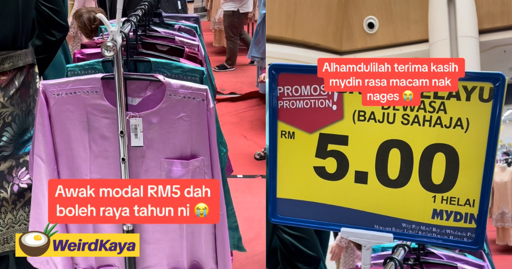 Mydin Offers Baju Raya For Just RM5, Gets Praised For Its Affordability ...