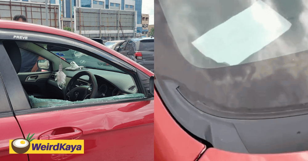 M’sian Woman’s Car Window Smashed After She Blocked Another Vehicle By ...