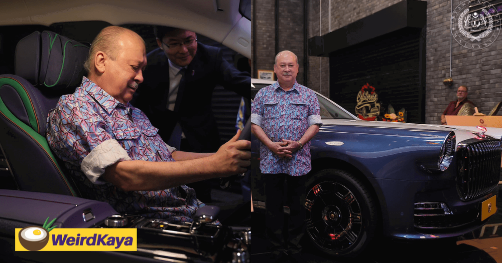 Sultan Ibrahim Becomes World’s First Owner Of Hongqi L5 Car | WeirdKaya