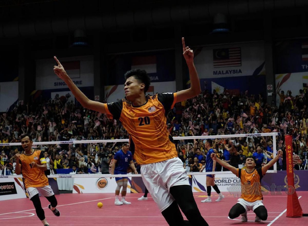 M’sia Wins Gold Medal After Beating Thailand At Sepak Takraw World Cup ...
