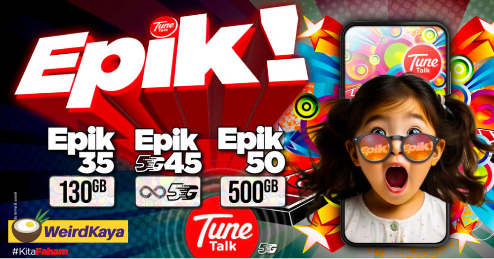 Tune Talk Launches Pek Epik! With 5G, Unleashing An Epic Internet ...