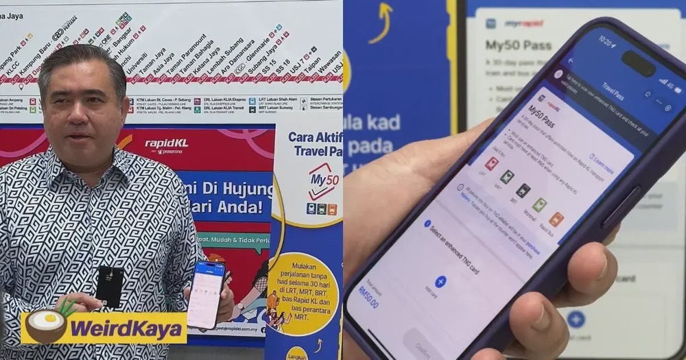 You Can Buy & Activate The My50 Pass Using Touch ‘n Go eWallet Starting ...